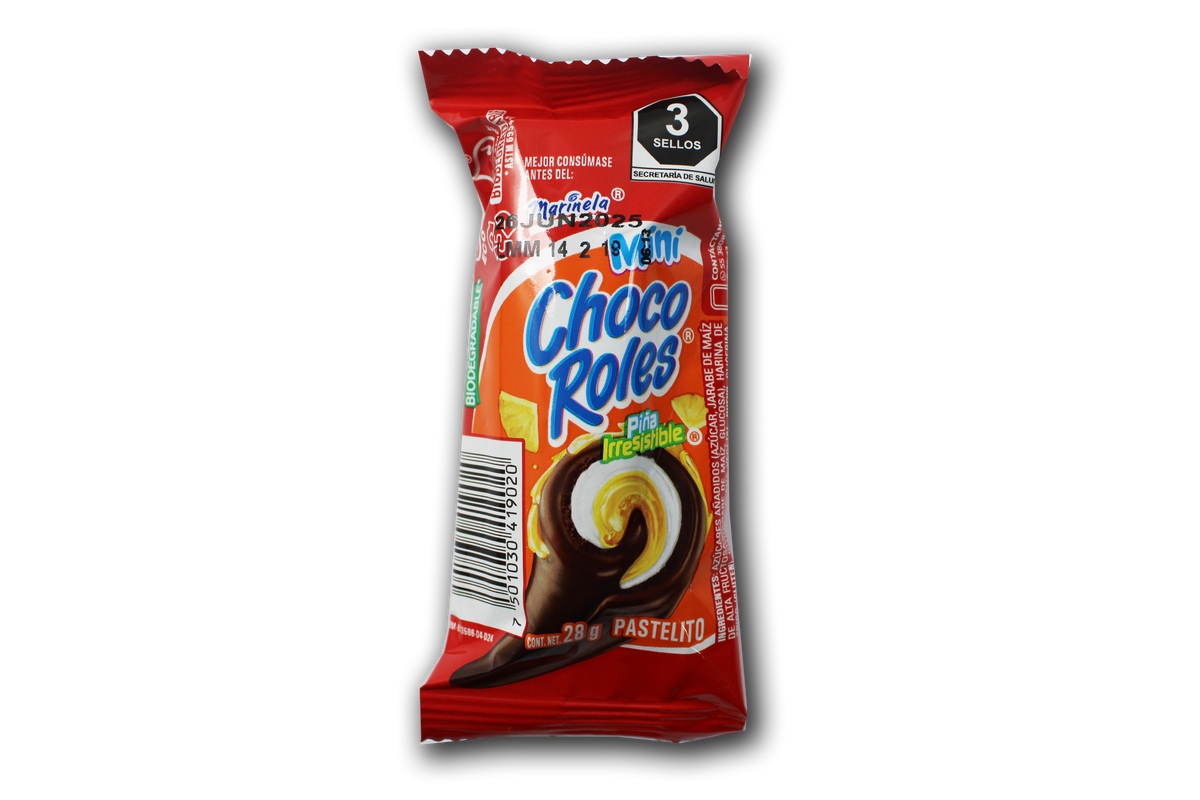 Mini Choco Roles Piña Marinela – Dulcería La Estrella