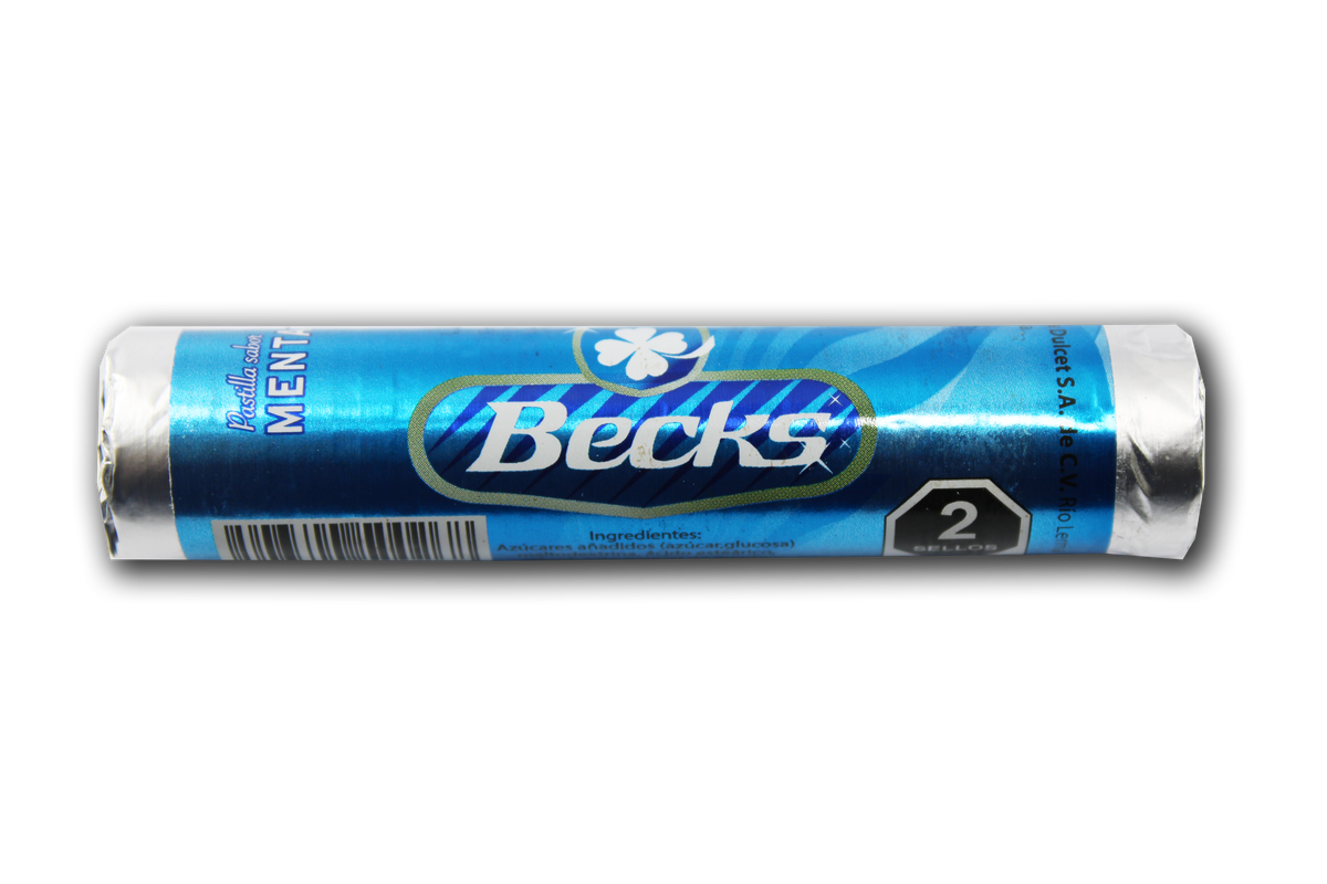 Mentas Becks (Tipo Usher) – Dulcería La Estrella