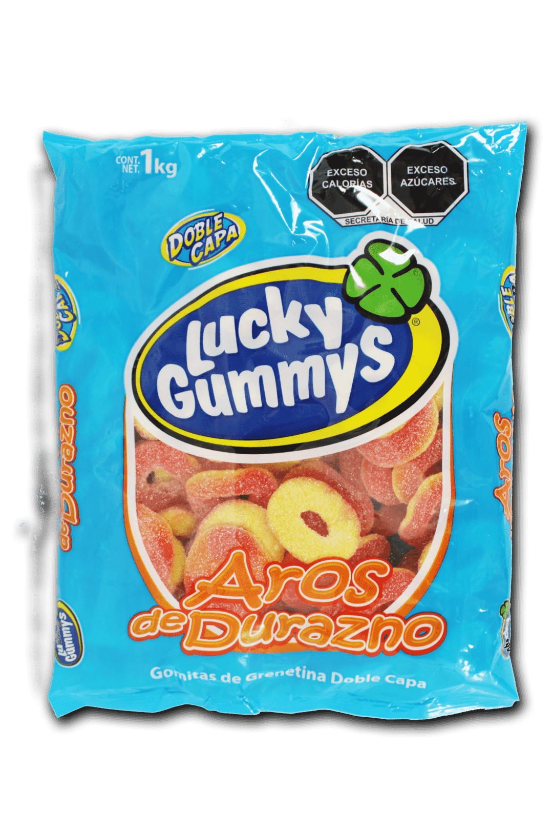 Lucky Gummy's Aros Durazno – Dulcería La Estrella