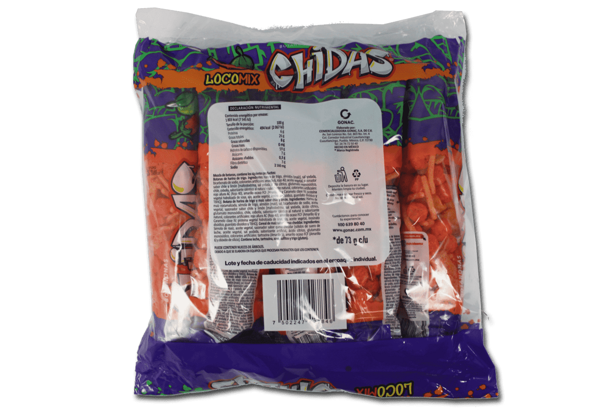 Frituras de maiz mix Chidas Loco – Dulcería La Estrella