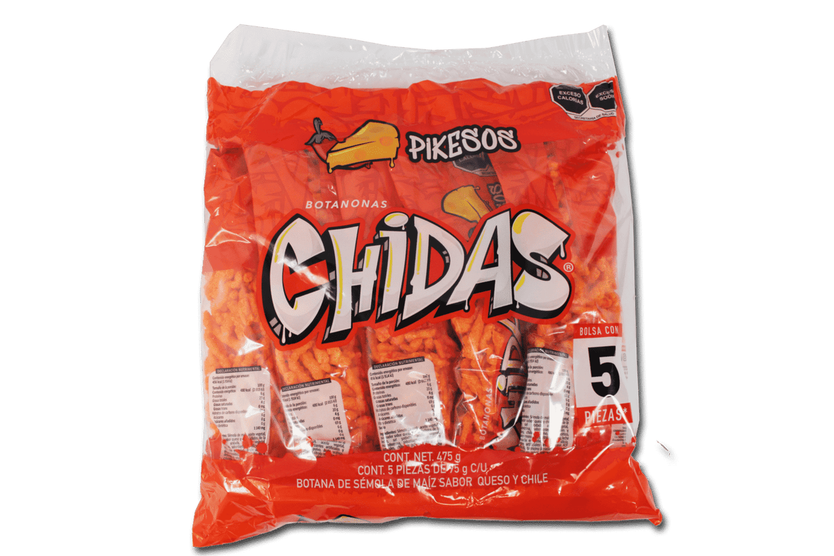 Frituras de maíz Chidas Pikesos queso y chile – Dulcería La Estrella